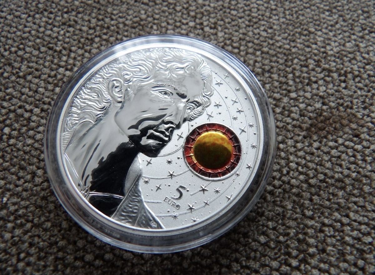 Malte 5 euro argent 1UNZE 999% Copernicus (Neu und originalverpackt) in ...
