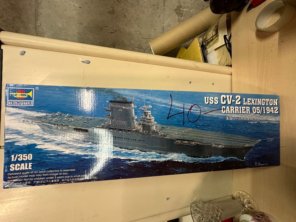 Maquette USS Lexington CV-2 Trumpeter 1/350 Neuf | Kaufen auf Ricardo