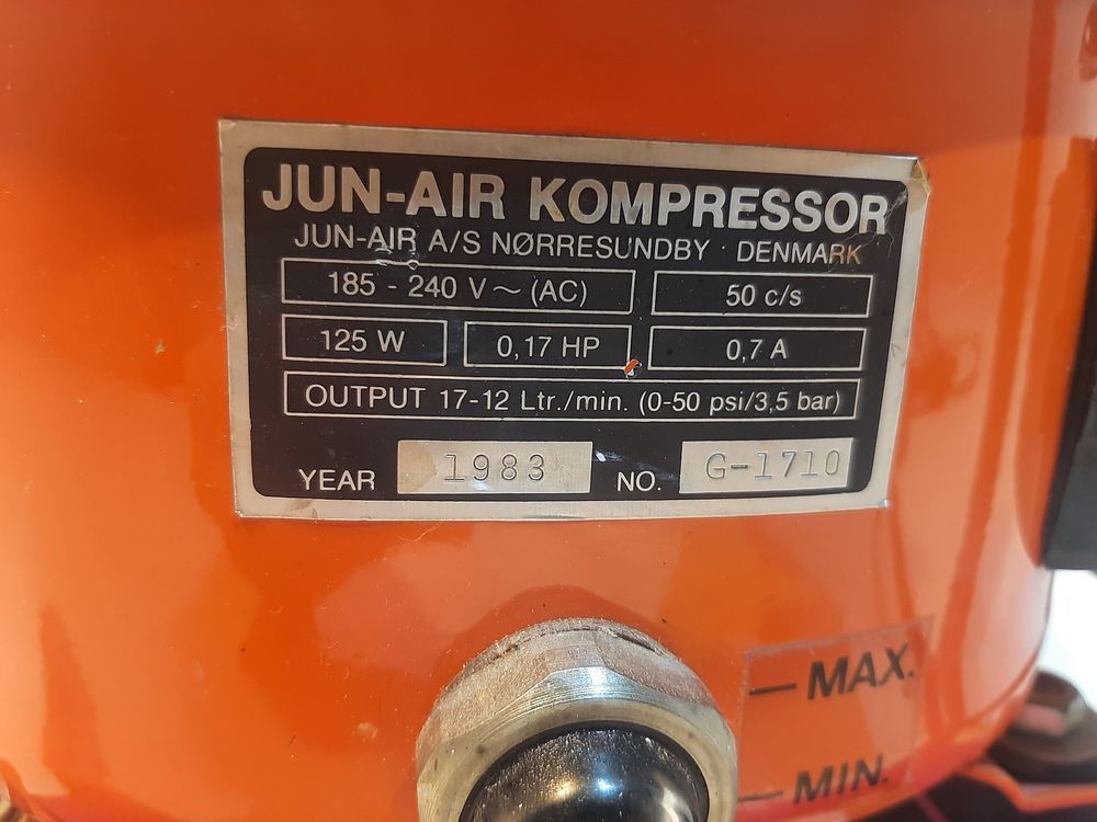 Airbrush-Set, Kompressor JUN-AIR G-1710 / Rotring (Gebraucht) in ...