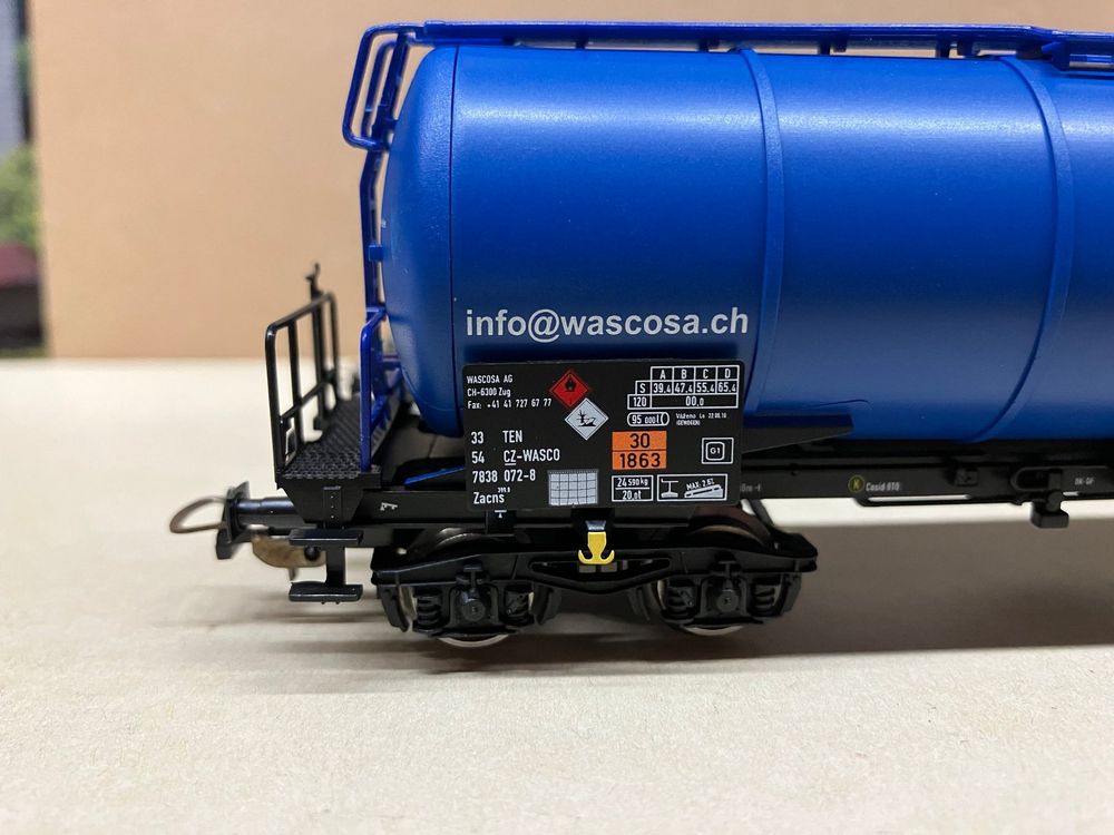 PIKO 3 verschiedene Knickkesselwagen "Wascosa", H0 GS | Kaufen auf Ricardo