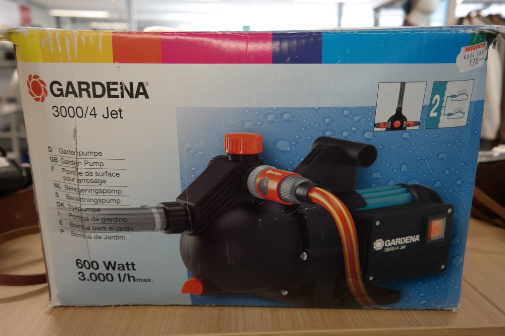 Gardena Classic Gartenpumpe 3000/4 Jet | Kaufen auf Ricardo