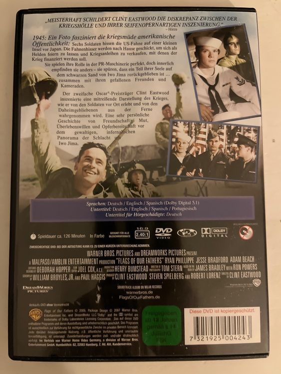 Flag of our Fathers (2006) DVD 📀 - Clint Eastwood (Neu (gemäss Beschreibung)) in Sierre für CHF ...