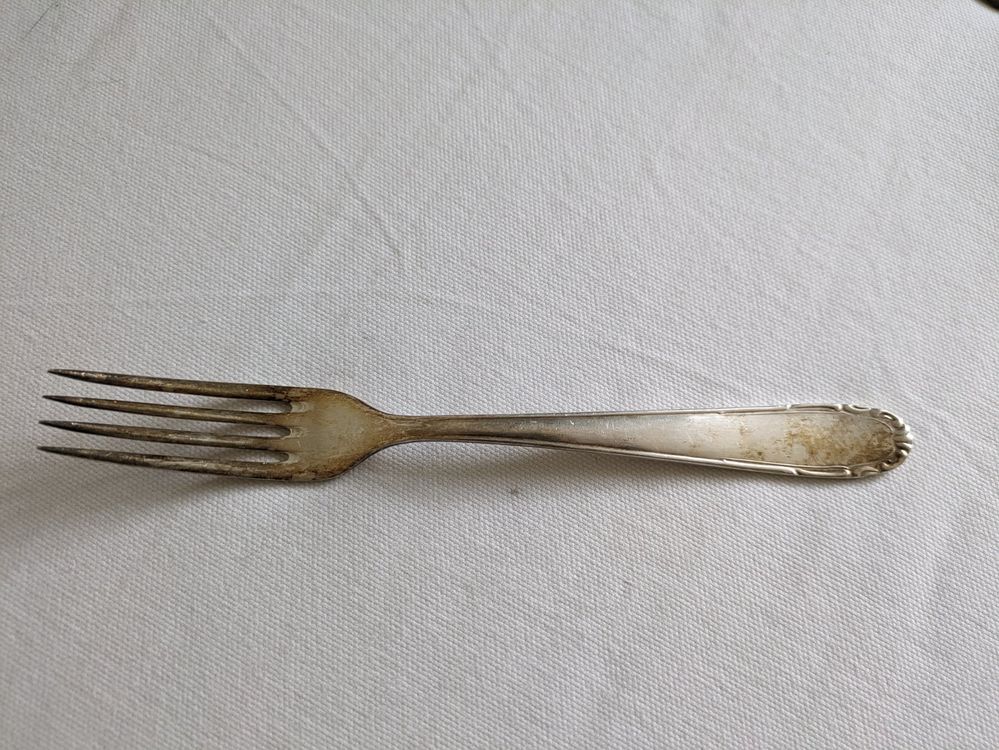 Versilberte Gabel mit Patina 90/45 (Gebraucht) in Ermatingen für CHF 1. ...