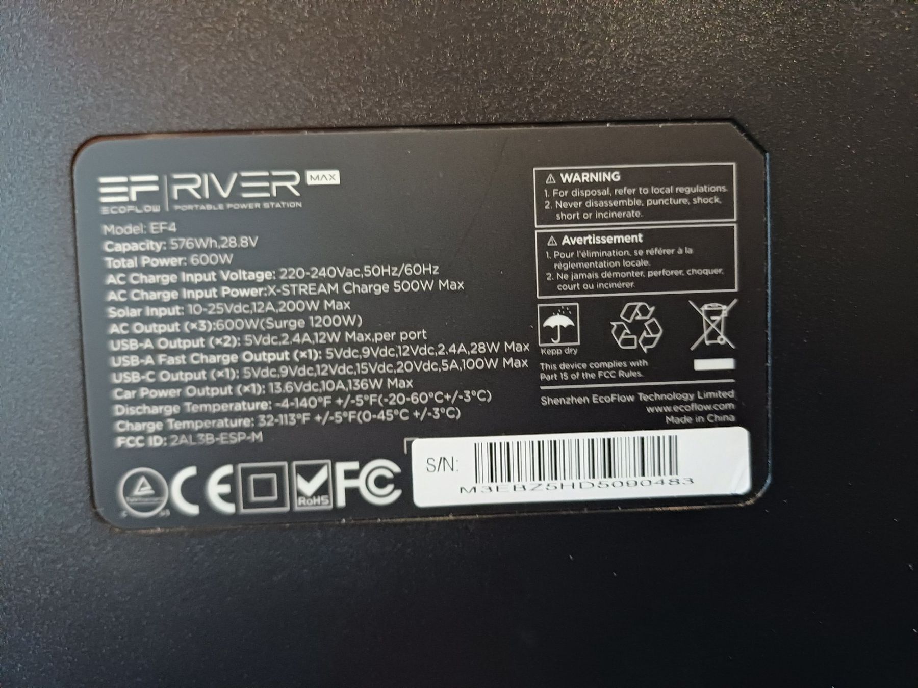 Ecoflow River Max Zusatzakku 288 Wh - 483 (Gebraucht) in Säriswil für ...