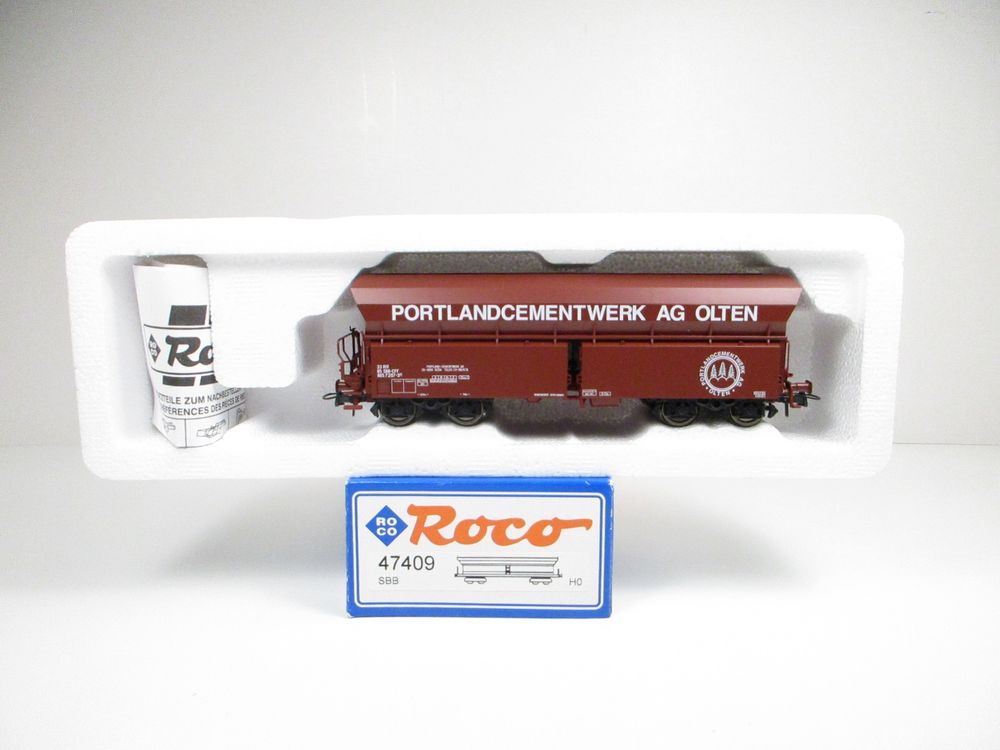Roco H0 47409 SBB Selbstentladewagen PORTLANDCEMENT OLTEN | Comprare su ...