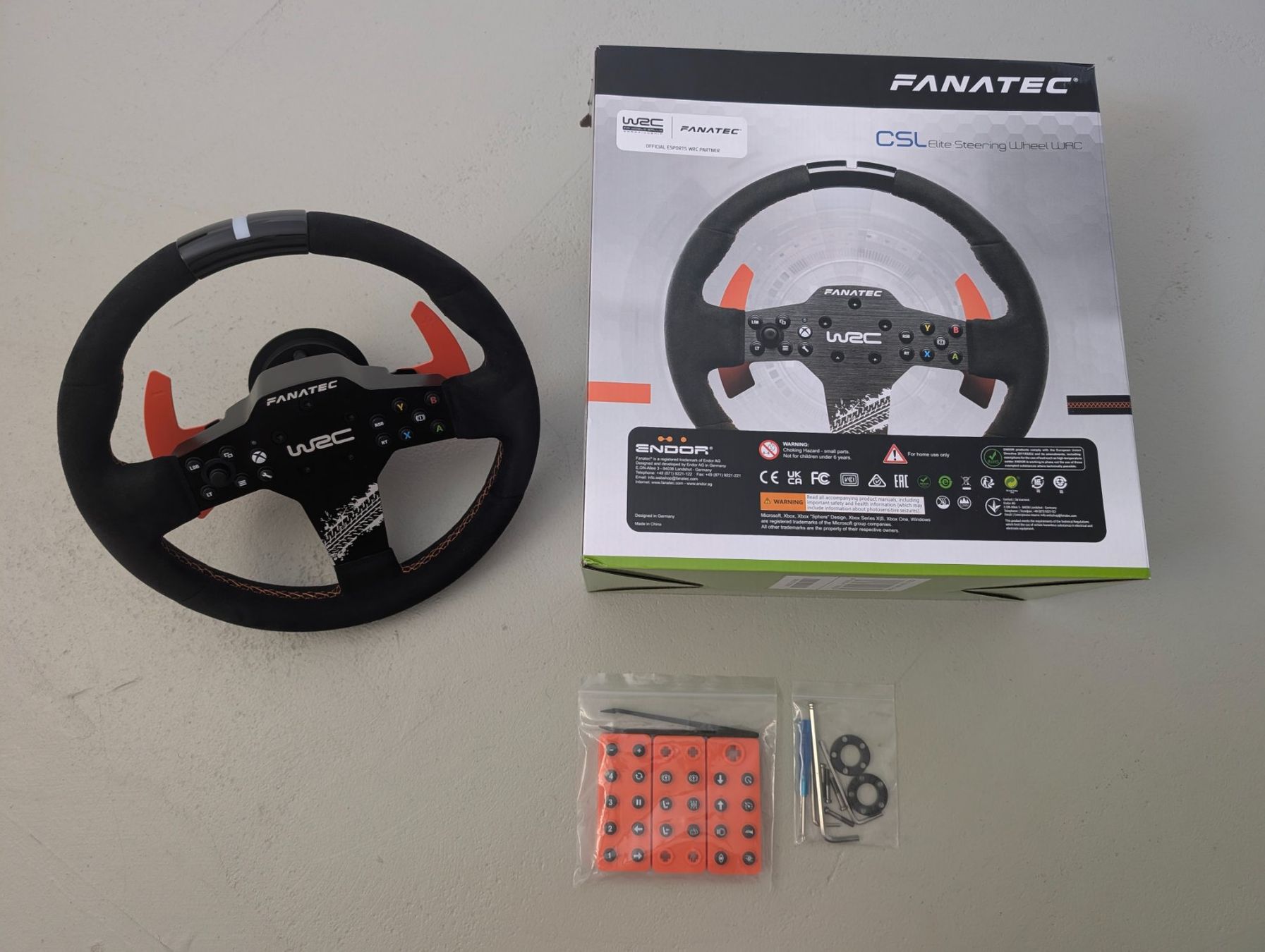 Fanatec CSL Elite WRC steering wheel + QR2 (Metal) (Gebraucht) in ...