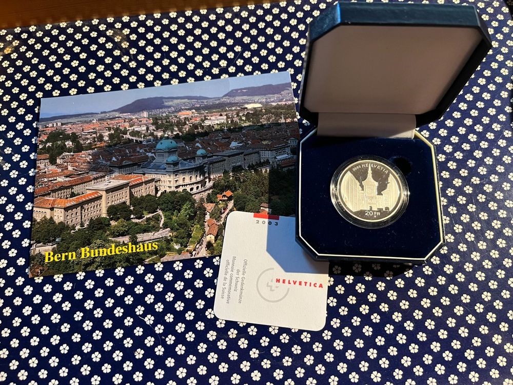 Gedenkmünzen: 20 Franken PP mit Box und Zertifikat (Silber) | Kaufen auf Ricardo