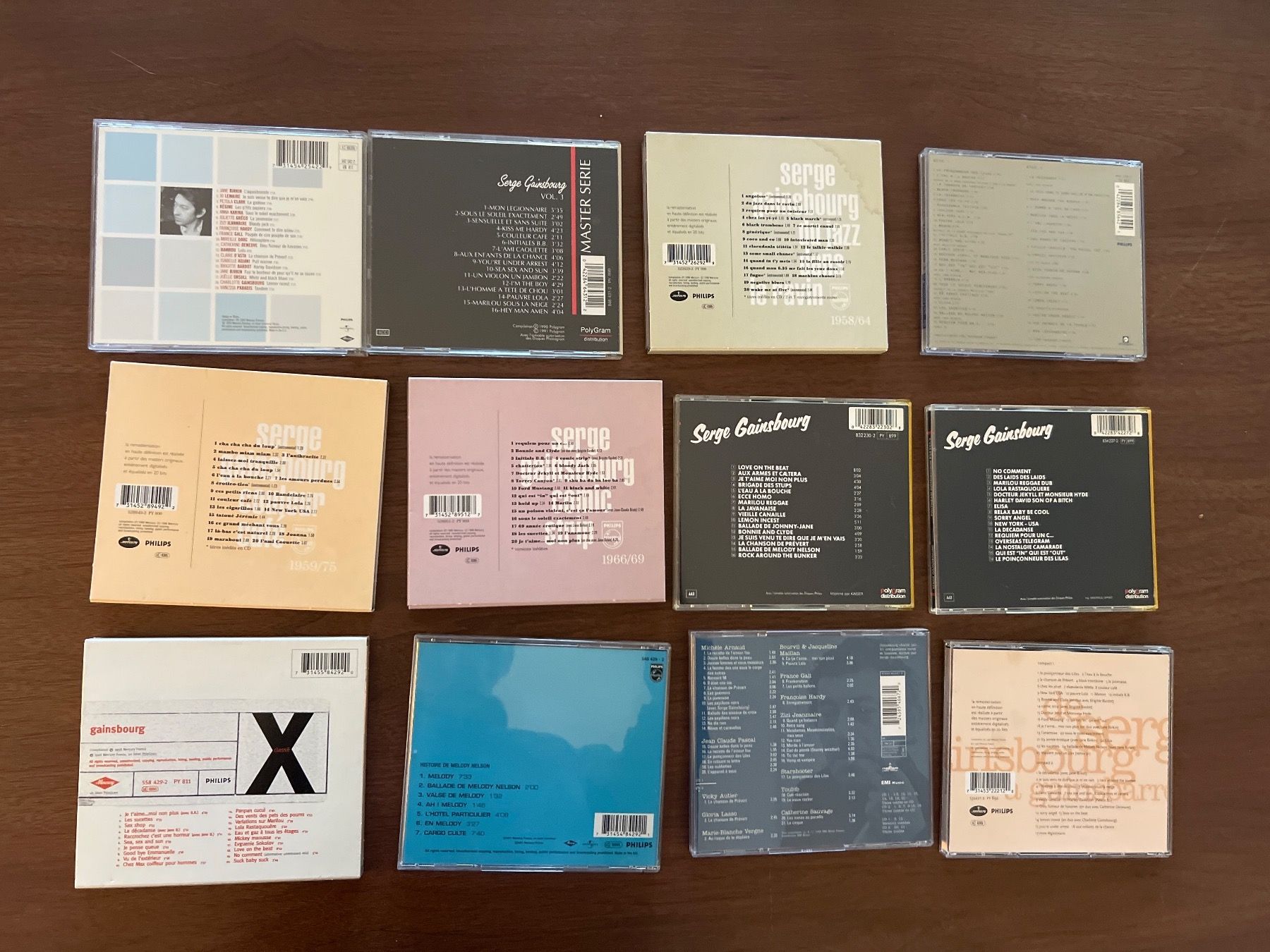 Lot de 12 Compilations de Serge Gainsbourg (D'occasion) à Bouveret pour ...