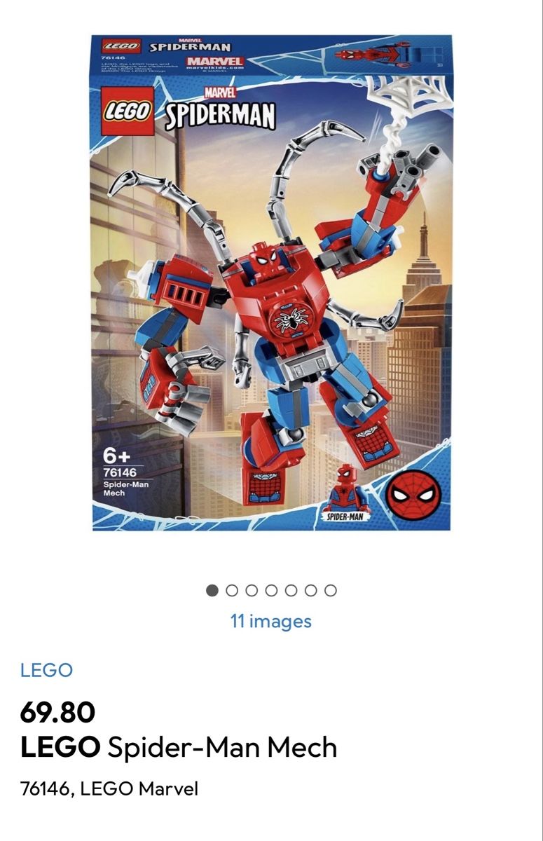 LEGO Marvel Spider-Man Mech 76146 - sans boîte (Gebraucht) in Remaufens ...