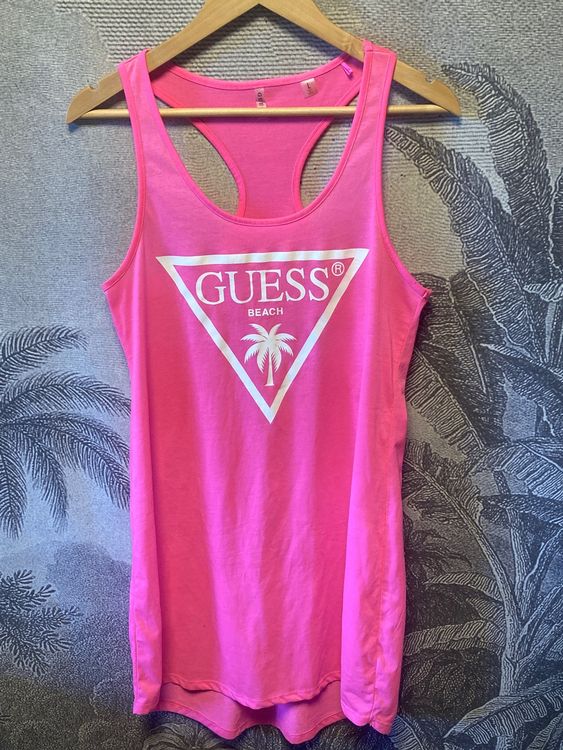 Guess Neon Pinkes Strandkleid Gr.M/L | Kaufen auf Ricardo