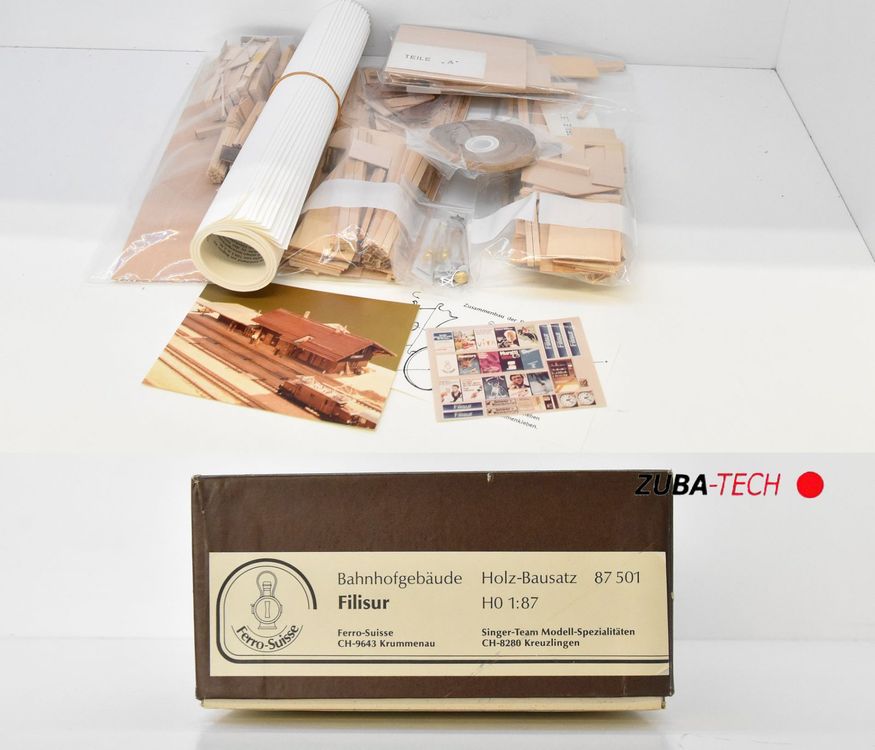Ferro Suisse Bausatz Bahnhofsgebäude Filisur 1:87 mit OVP (Gebraucht ...