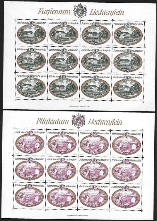 1977:FL Schlösser Kleinbogen Serie ** | Kaufen auf Ricardo