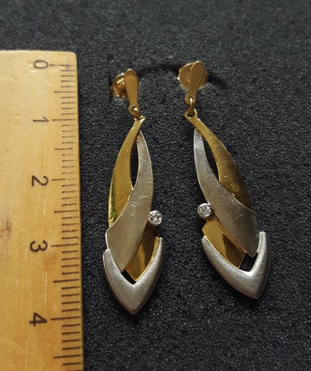 Gold 750 Massiv Brillanten Ohrstecker (Gebraucht) in Wald ZH für CHF 420 – mit Lieferung auf ...