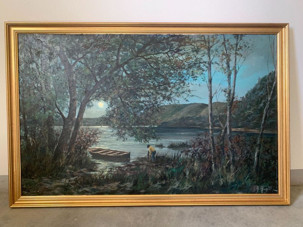 Grand tableau signé (Gebraucht) in Bôle für CHF 55 – mit Lieferung auf ...