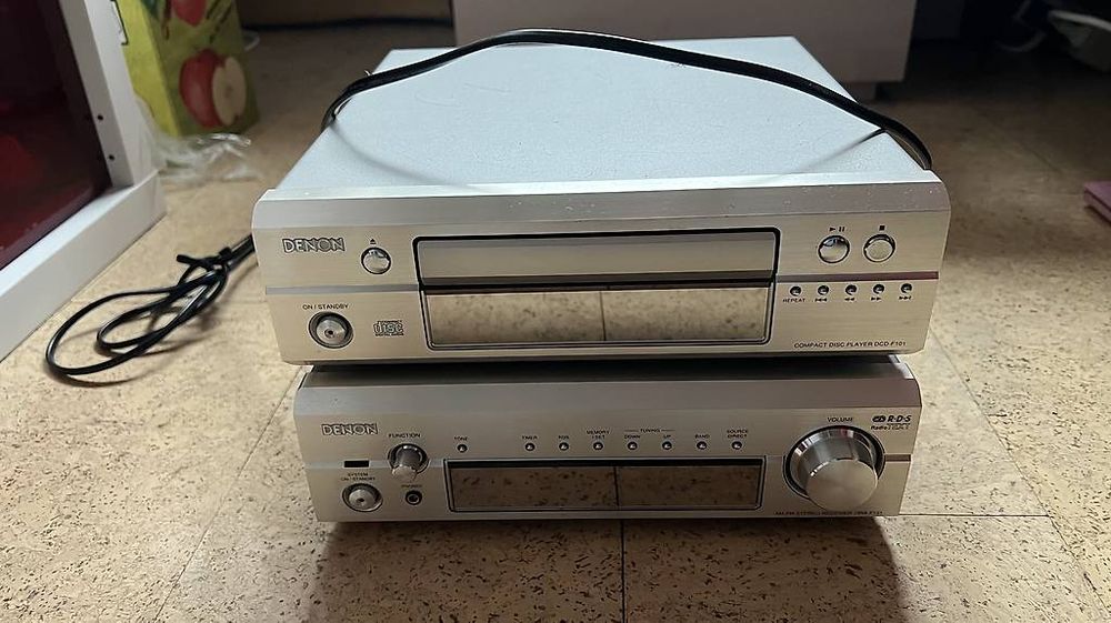 Denon Stereoanlage DRA F101 Receiver DCD F101 CD Player (Gebraucht) in ...