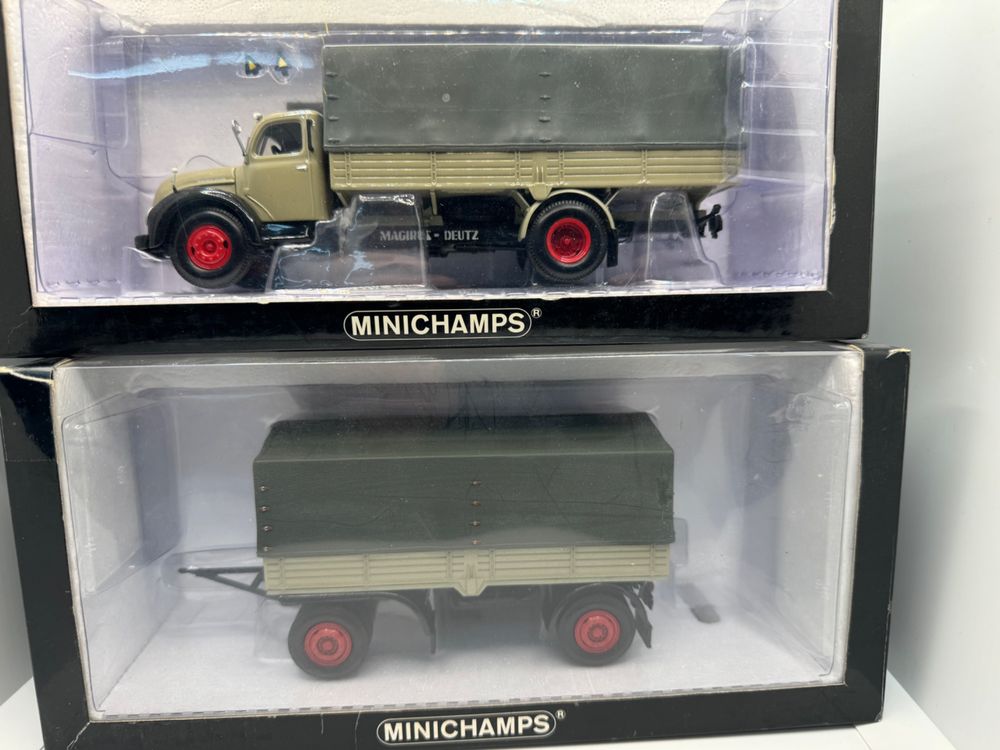 Magirus S 6500 1955 + Anhänger Minichamps 1:43 (Neu (gemäss Beschreibung)) in Luzern für CHF 67 ...