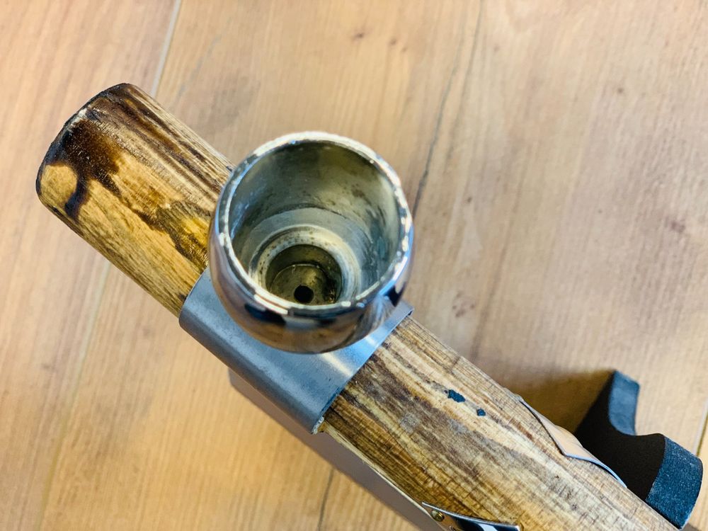 Indianer Messer AXT Friedenspfeife Häuptling Sitting 47cm (Neu und ...