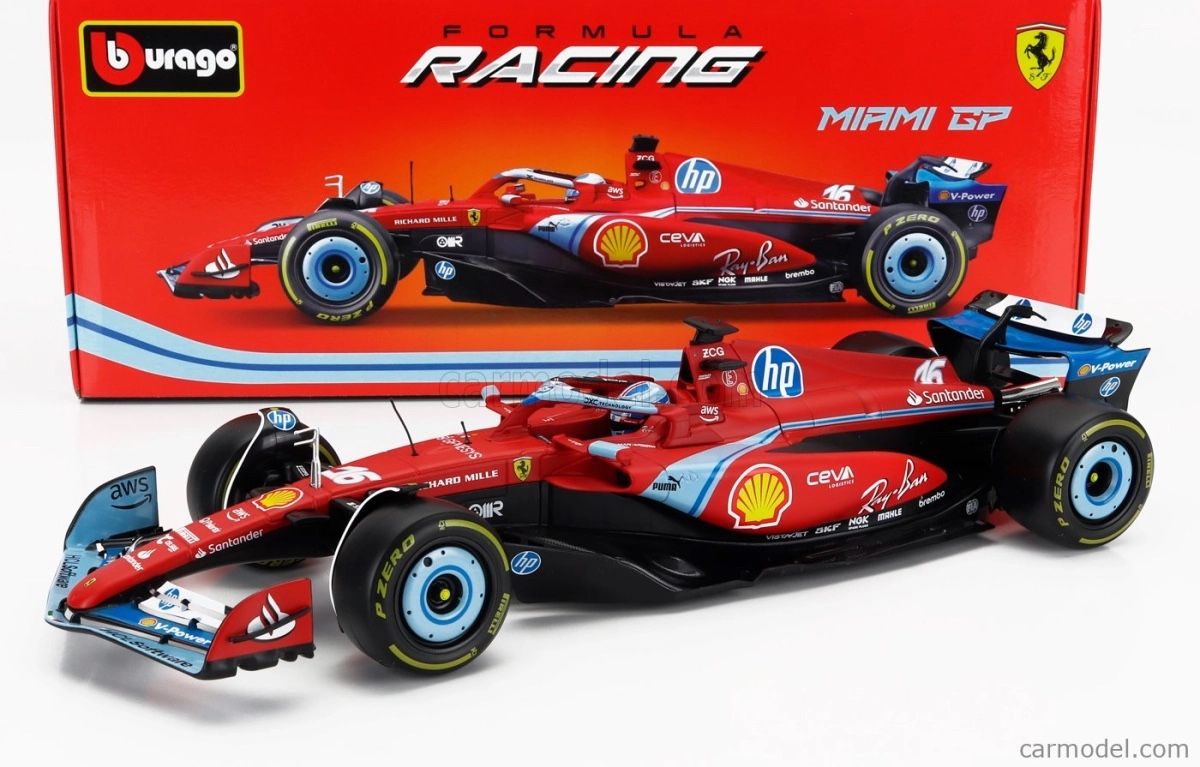 Charles Leclerc Ferrari SF-24 #16 3rd Miami GP Formel 1 2024 (Neu und ...