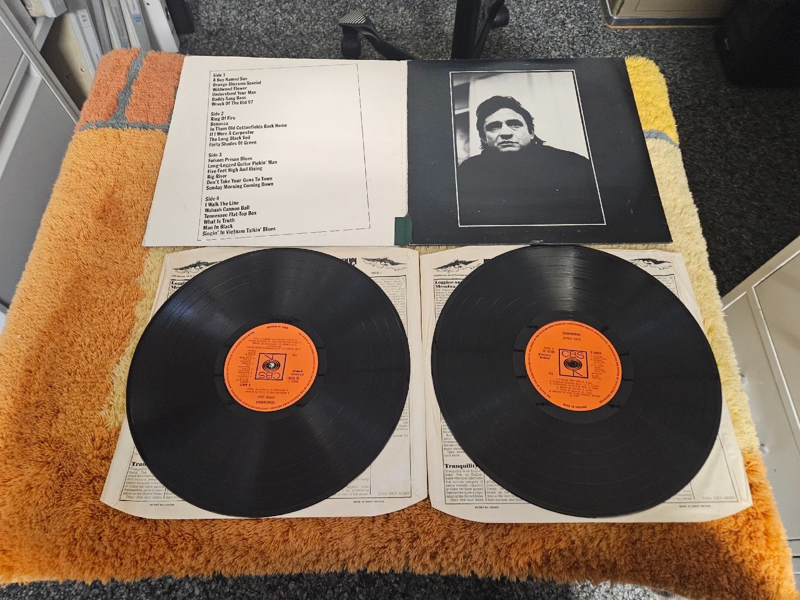 Johnny Cash Doppel-Lp Schallplatten - Starportrait (Neuf (Voir ...
