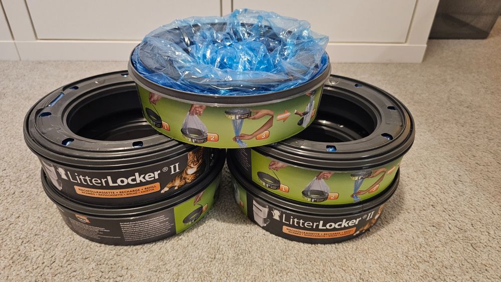 5 Stk. Litter Locker II Nachfüllkassetten (Abfall Katzenklo) (Neu ...