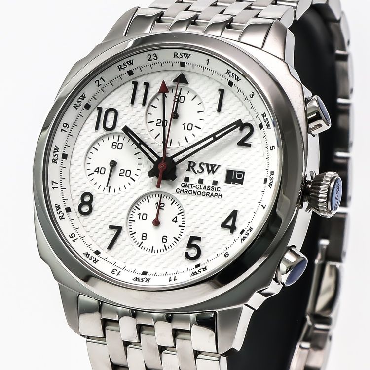 RSW Master GMT RSWA144-SS-4 | Automatik-Chronograph | Valjou (Neu und originalverpackt) in ...