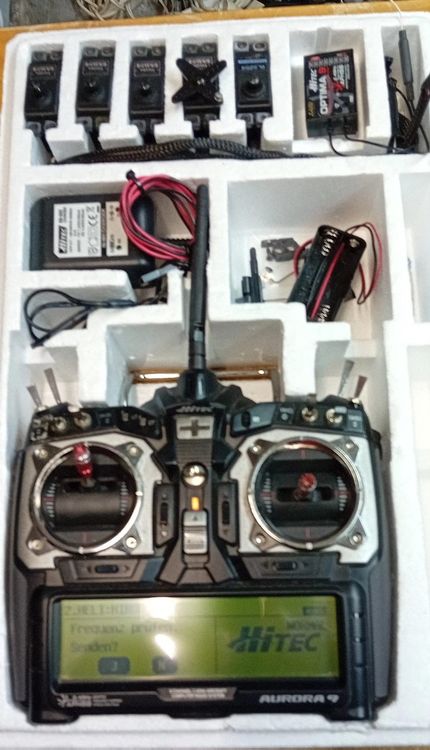 Hitec Aurora 9 Sender mit LiPo Akku (Gebraucht) in Langenthal für CHF ...