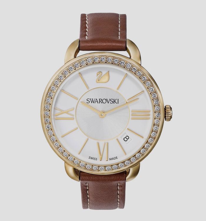 Swarovski Watch Women es Leather Swiss Quartz Watch | Kaufen auf Ricardo