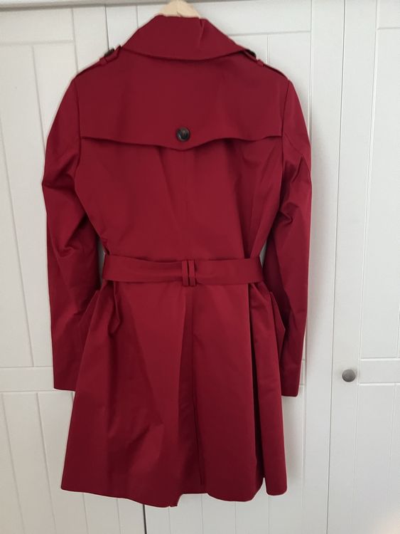 Trenchcoat rot Gr. 36 S (Neu (gemäss Beschreibung)) in Rüschlikon für ...