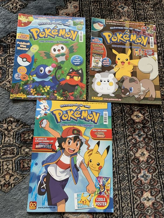 3 Pokémon Magazines (Gebraucht) in Gutenswil für CHF 10 – nur Abholung ...