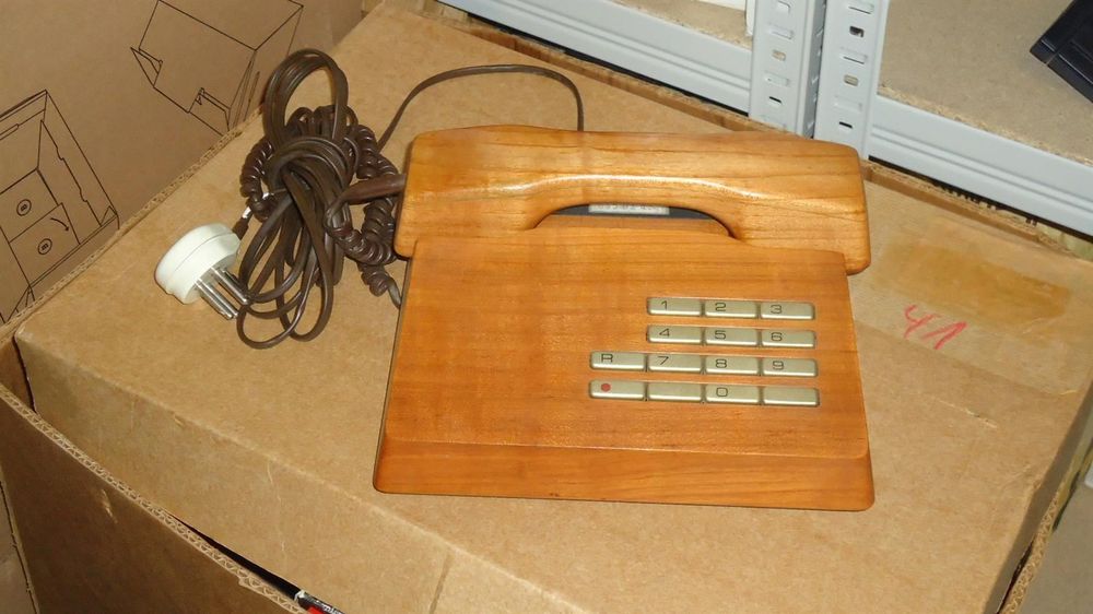 Téléphone ancien, bois Telefon | Kaufen auf Ricardo