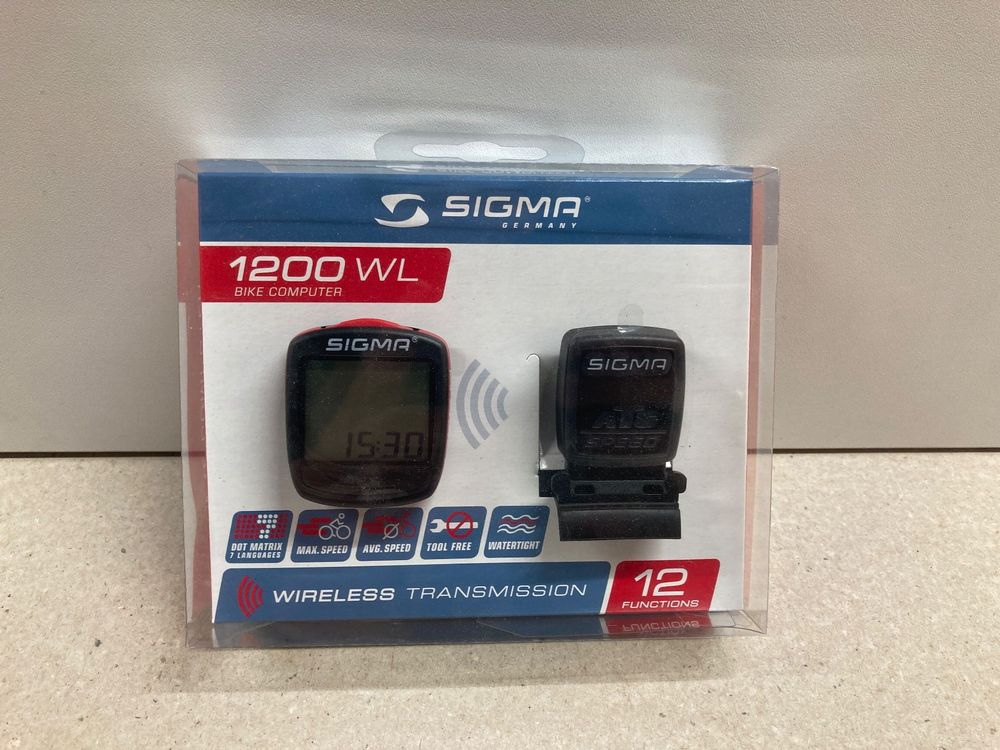 Fahrrad Computer SIGMA 1200 WL (1x) (Nuovo e nell'imballaggio originale ...