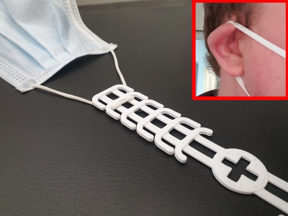 Maskenhalterung / Ohrenentlaster Schweiz (Neu (gemäss Beschreibung)) in ...