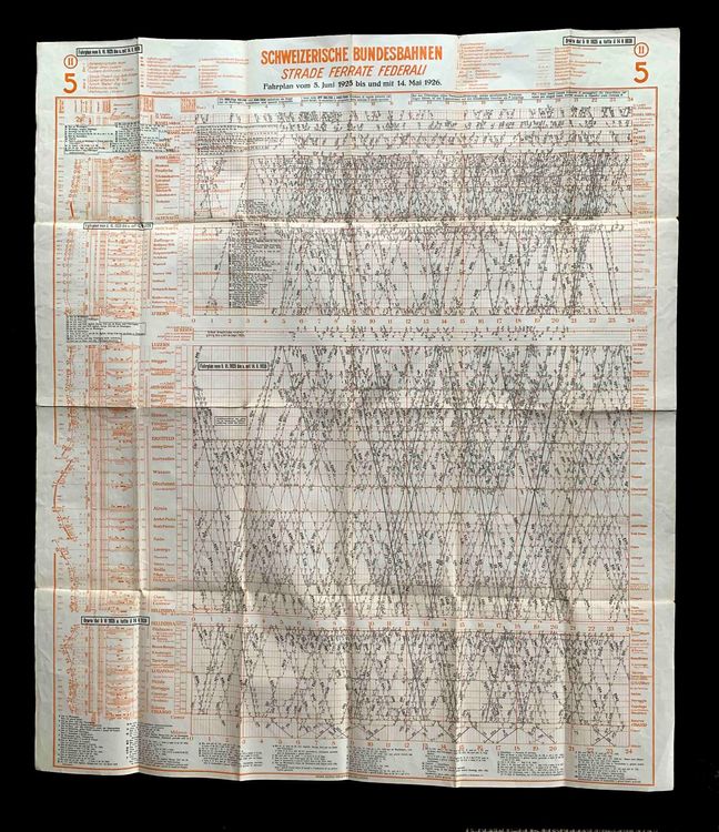 SBB FFS Fahrplan 1925 1926 (Gebraucht) in Goldau für CHF 75 – mit Lieferung auf Ricardo kaufen