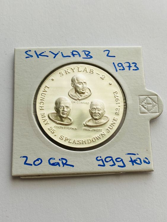 Silber Medaille Skylab 2 Silbermedaille 20 Gramm 1973 | Kaufen auf Ricardo