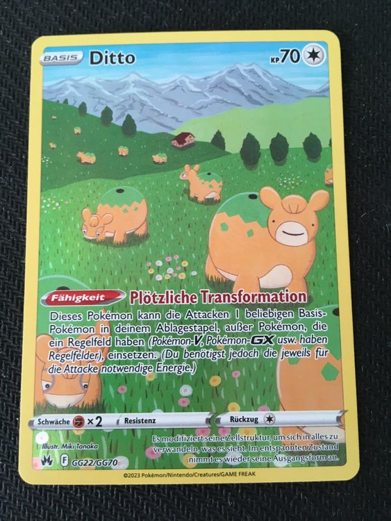 Ditto GG22 - Pokémon - Zenith - DE | Kaufen auf Ricardo