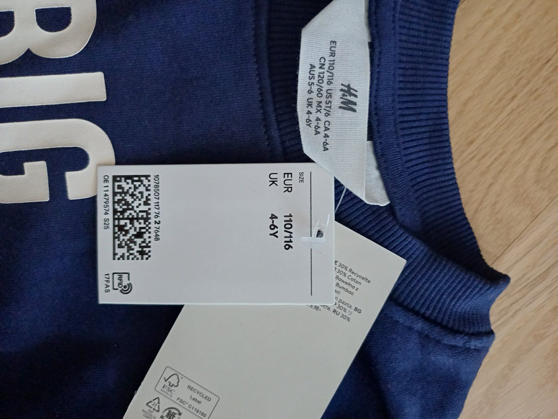 H&M Set Big Brother, Gr. 74 +110/116, Neu mit Etikett (Neu und ...