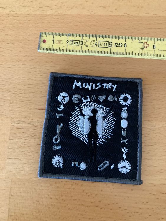 Ministry Patch Sticker Aufnäher Metal Rock Band (Neu (gemäss ...