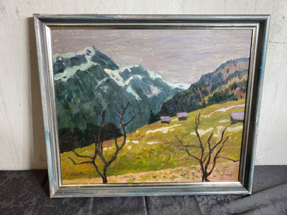 Leo DECK (1908-1997) Tableaux peinture sur panneaux signée (Gebraucht) in Payerne für CHF 74 ...