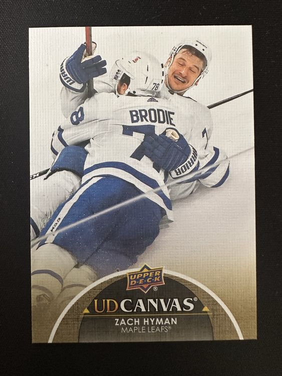 Zach Hyman UD Canvas 2021-22 (Neu und originalverpackt) in Réchy für ...