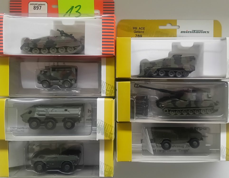 Konvolut Herpa Roco minitanks Bundeswehr, Deutschland (Neu und ...