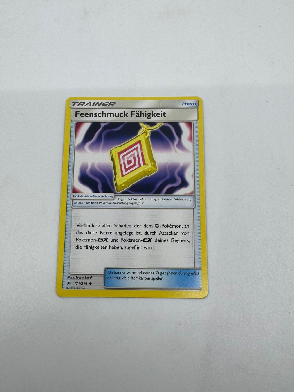 Pokemon-Karte Feenschmuck Fähigkeit 171/214 (Gebraucht) in Herisau für ...