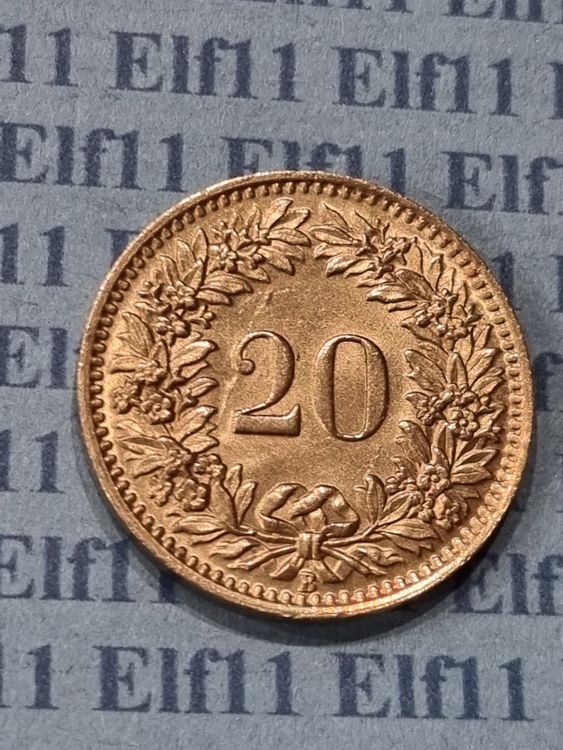 CHF___0.20 1939 stgl Abart 20 Rappen (Neu (gemäss Beschreibung)) in Widnau für CHF 380 – mit ...