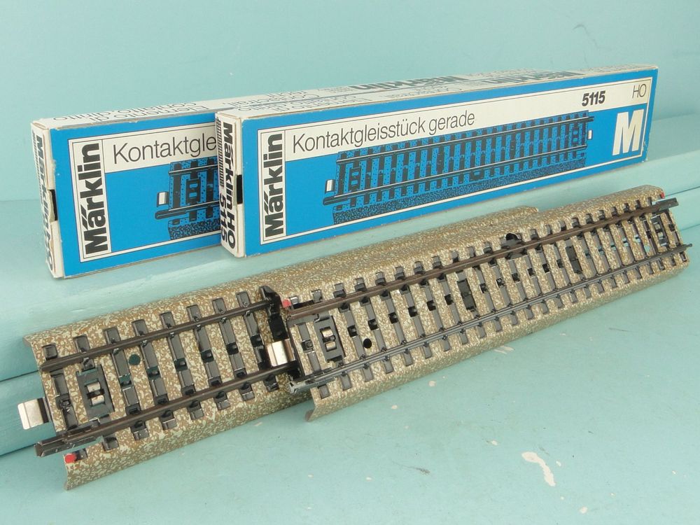 Märklin 5115 H0 M-Gleis 2 X Kontaktgleis | Kaufen auf Ricardo