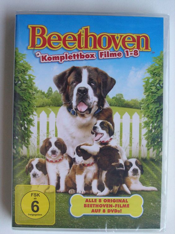 Beethoven - Komplettbox Filme 1-8 (8 DVDs) NEU &OvP (Neu und originalverpackt) in Zuzwil SG für ...