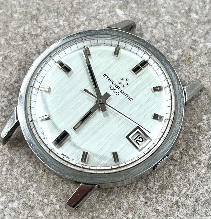 ETERNA MATIC 1000 vintage Automatik Armbanduhr / Dresswatch | Kaufen ...