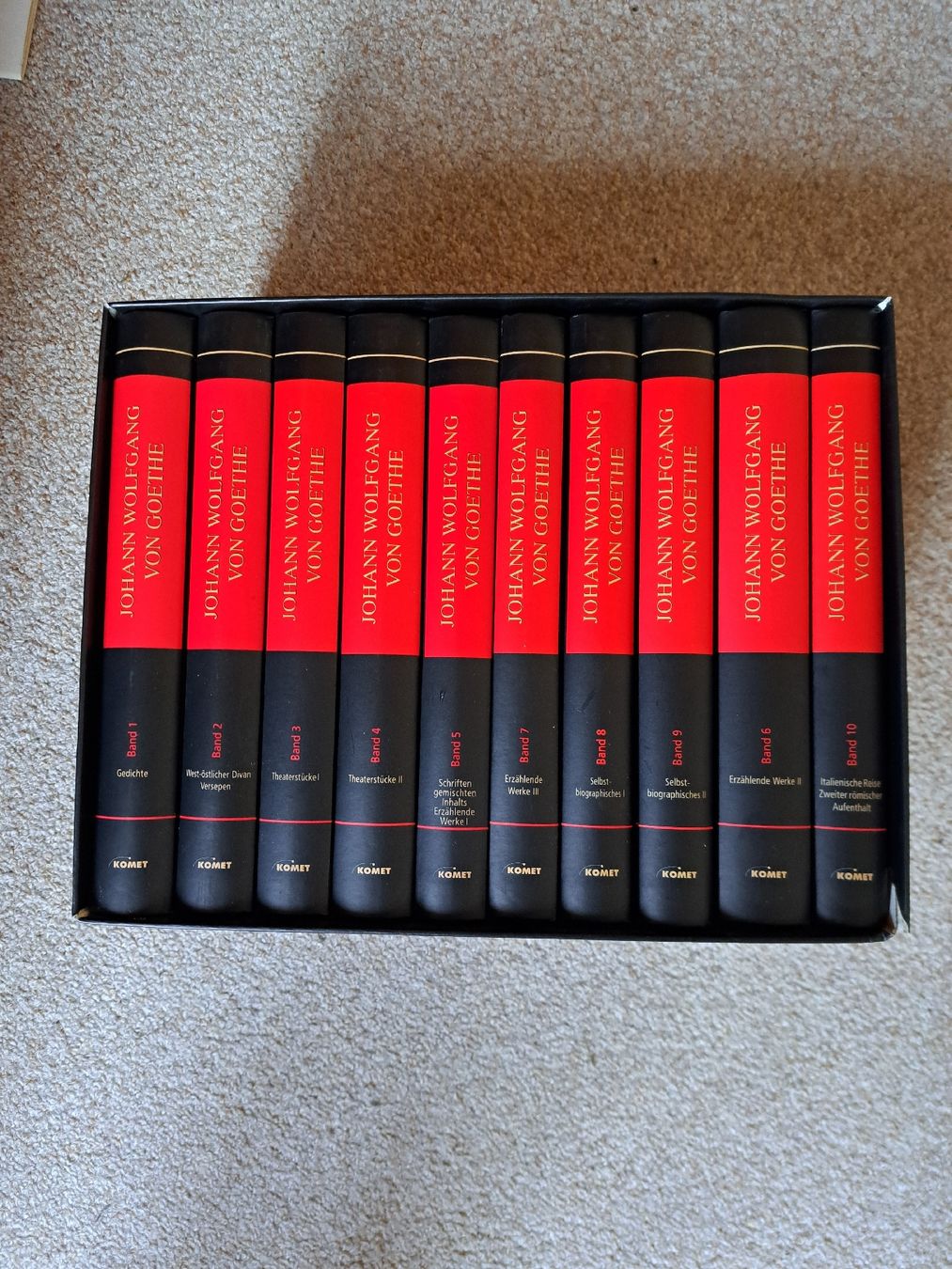 Goethe Werke, Gesamtausgabe, 10 Bände, Top Zustand! (Neu (gemäss Beschreibung)) in Wangen ZH für ...