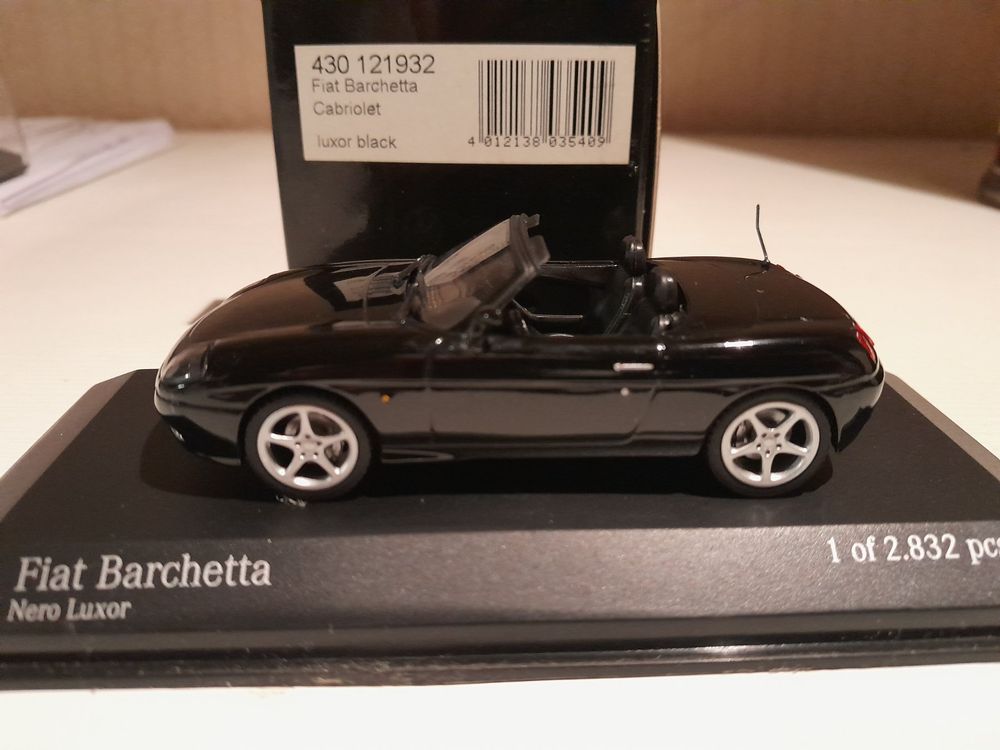 Minichamps 1:43 Fiat Barchetta 1999 Art.N° 430 121932 (Neu und ...