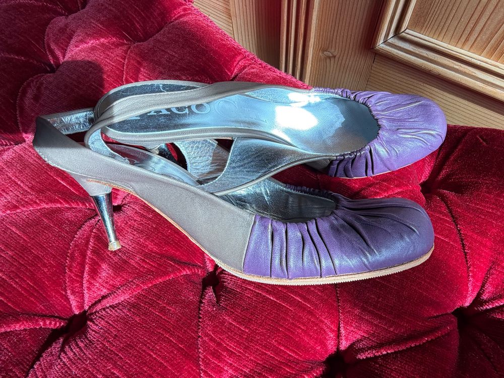 PACO GIL Slingpumps Größe 39 1/2 Zustand: perfekt (Gebraucht) in ...