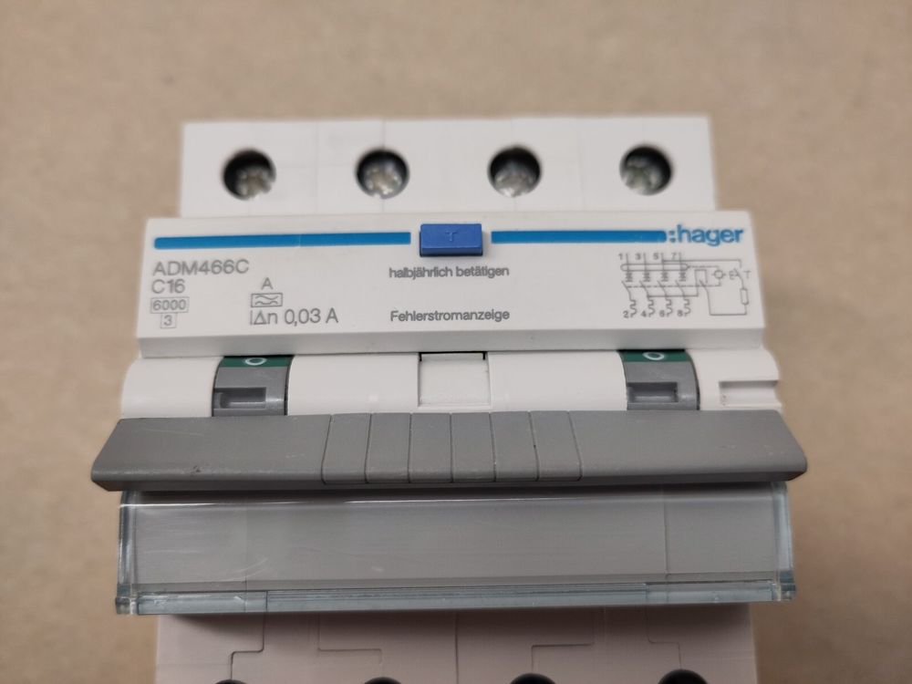 FI-LS Hager 16A C 30mA (Gebraucht) in Schmitten FR für CHF 100 – mit ...