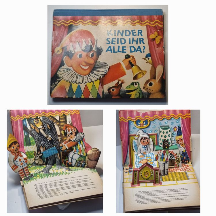 1968 Kasperli Kinder seid ihr alle da 3D PopUp V.Kubasta | Kaufen auf ...
